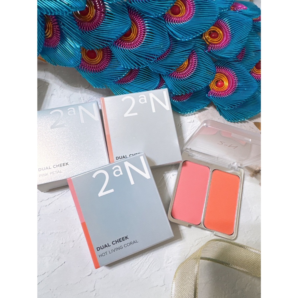 【糖爵 】韓國 2aN 雙色腮紅 腮紅 Dual Cheek 腮紅盤 雙色 | 蝦皮購物