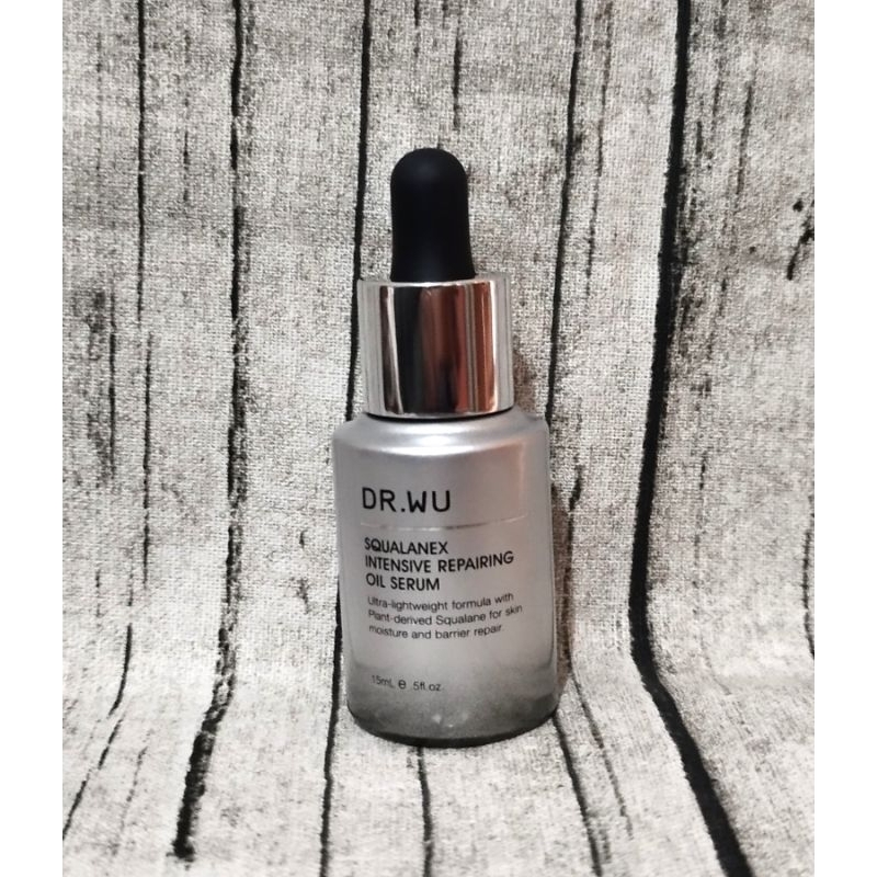 Dr wu 角鯊潤澤修復精華油15ml 公司貨 組合拆售 無盒 | 蝦皮購物