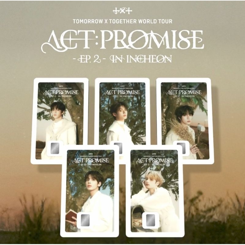 預購 TXT ACT PROMISE EP.2 WORLD TOUR NAMANE 交通卡 印製 | 蝦皮購物