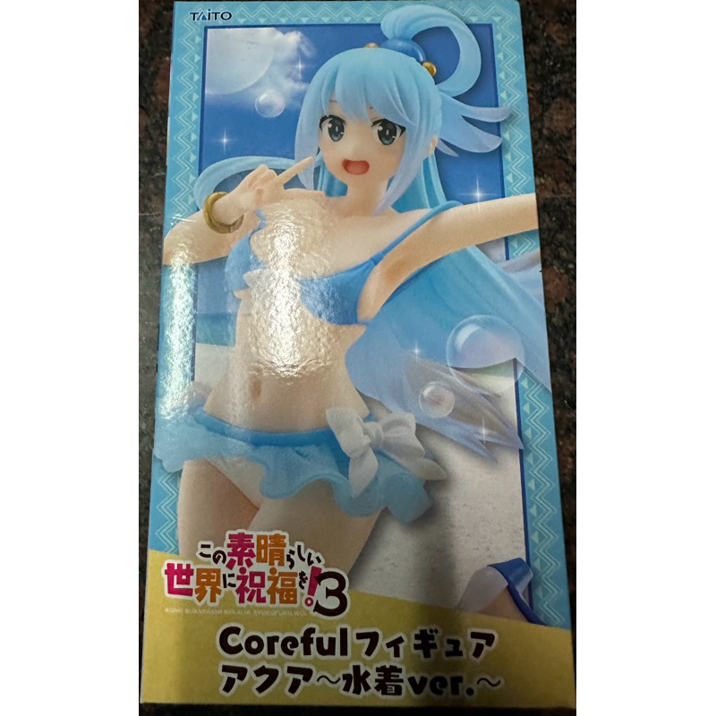 全新 快速出貨 TAITO 為美好的世界獻上祝福！3 Coreful 阿克婭 泳裝 ver. 公仔 | 蝦皮購物