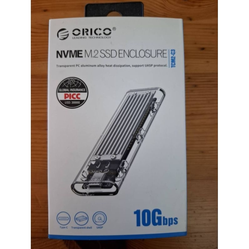 ORICO NVMe M.2 SSD TypeC 3.1 10Gbps 硬碟外接盒 (TCM2-C3) | 蝦皮購物