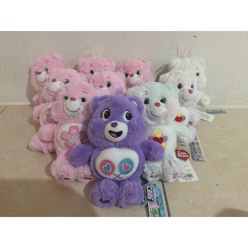 正版 全新 現貨 愛心熊 彩虹熊 熊 carebears 22公分 10吋 正品 有吸盤 小熊 彩虹 泰迪熊 娃娃 玩偶 | 蝦皮購物