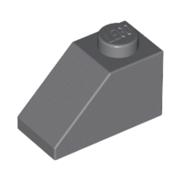 COOLPON｜這是樂高®LEGO®的正版零件 Brick 2x1 45度 斜面磚 3040 6270 35281 深灰 | 蝦皮購物