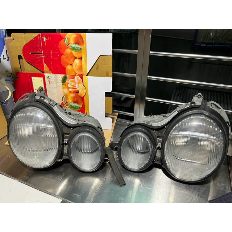 Benz w210 E系列大燈 （前期）賓士 E200•E230•E240•E280•E320•E430 | 蝦皮購物
