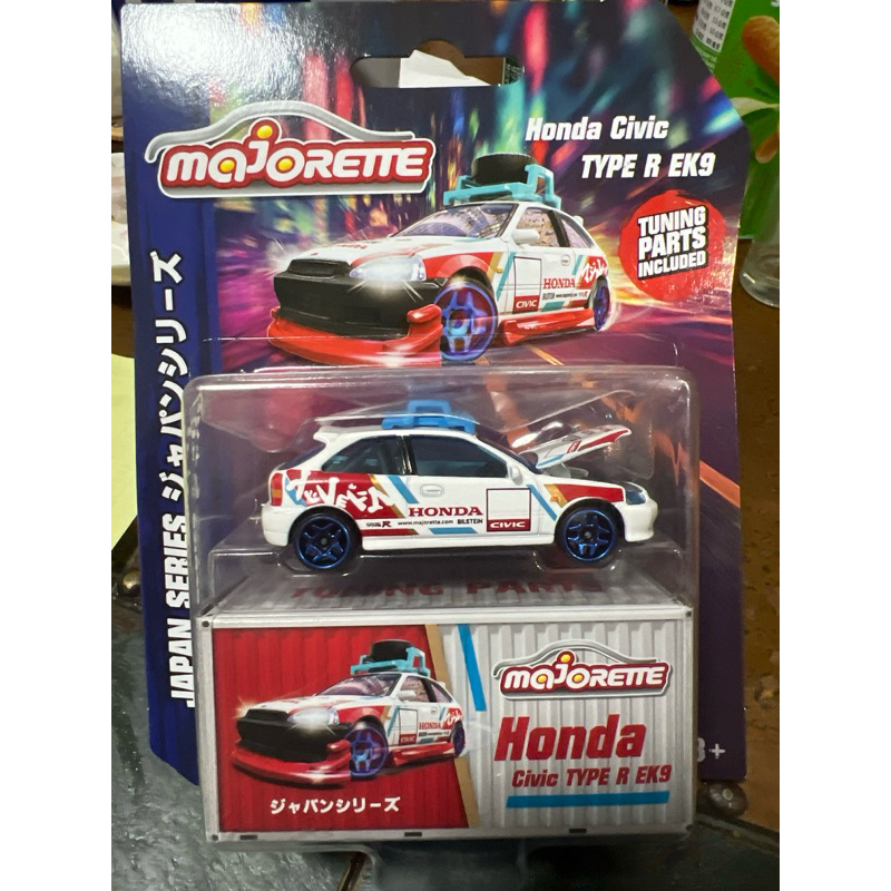 JDM Majorette Honda CIVIC TYPE R EK9 本田喜美 方CV3 美捷輪 麻雀 tuning | 蝦皮購物