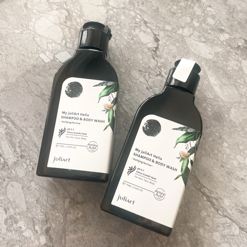 My juliArt Helix 洗髮沐浴露(茶樹淨化) 75ml 2入 | 蝦皮購物