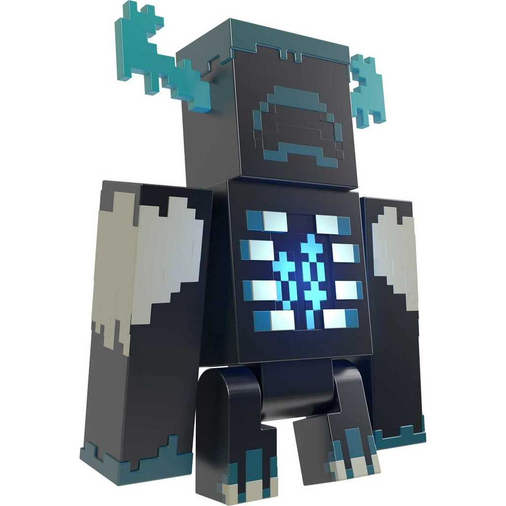 【TF】*美國購回 Minecraft 麥塊 Warden 獄卒 燈光 聲音 攻擊模式 公仔 玩具 | 蝦皮購物