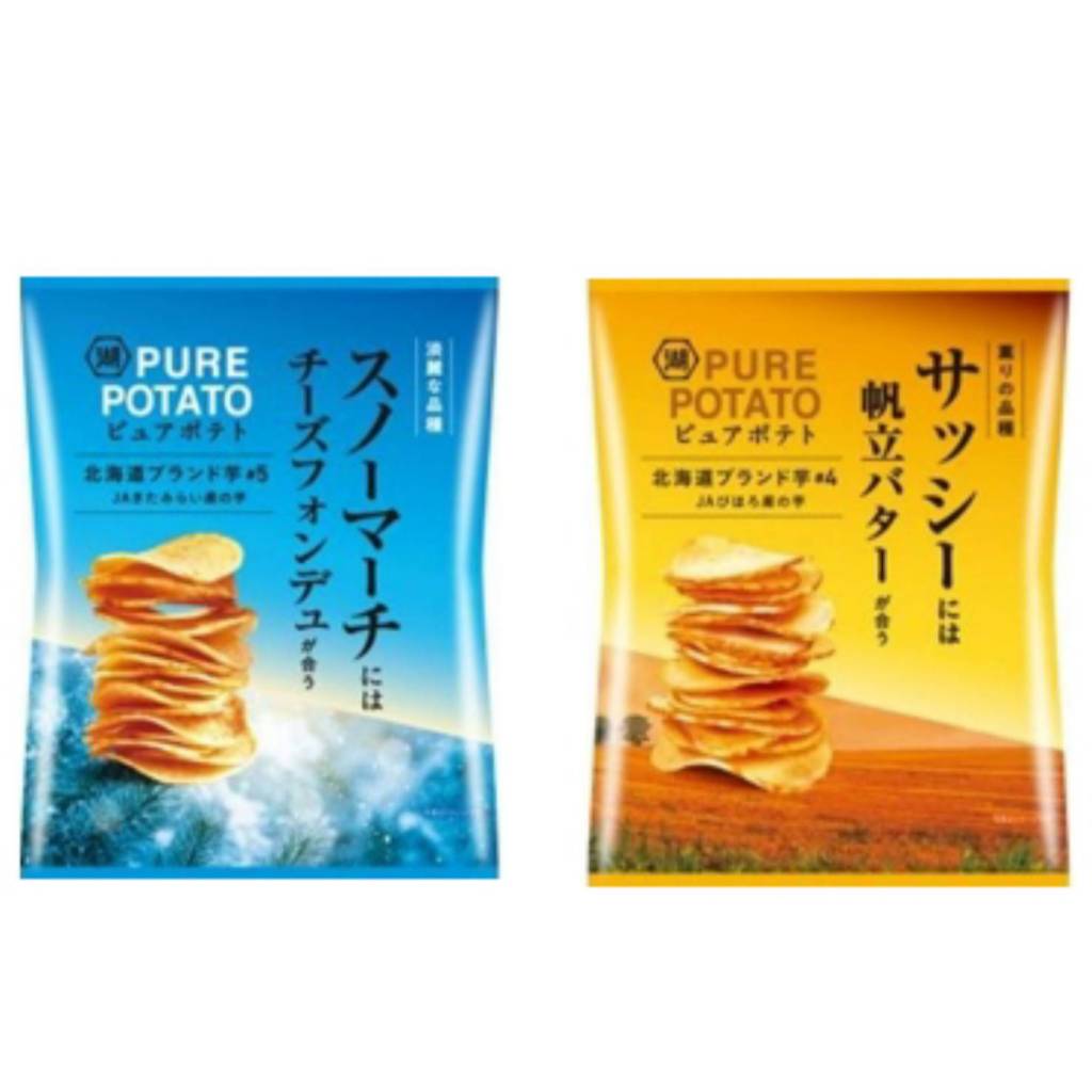 《佳媽》2025/7/31 湖池屋 北海道 洋芋片 扇貝奶油 52g | 蝦皮購物