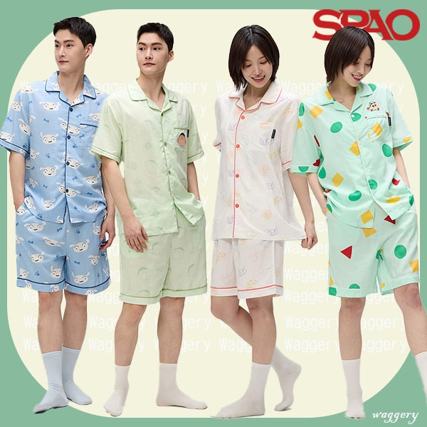 SPAO x 蠟筆小新 2025新款 聯名 睡衣 [K03135] | 蝦皮購物