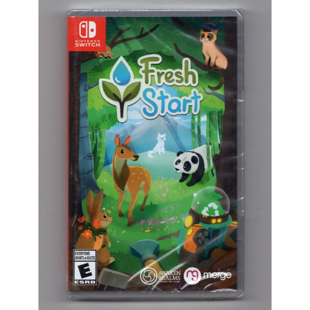 【補貨中】全新 NS Switch Fresh Start 嶄新開始 煥然一新 中文版 美版 ESRB | 蝦皮購物