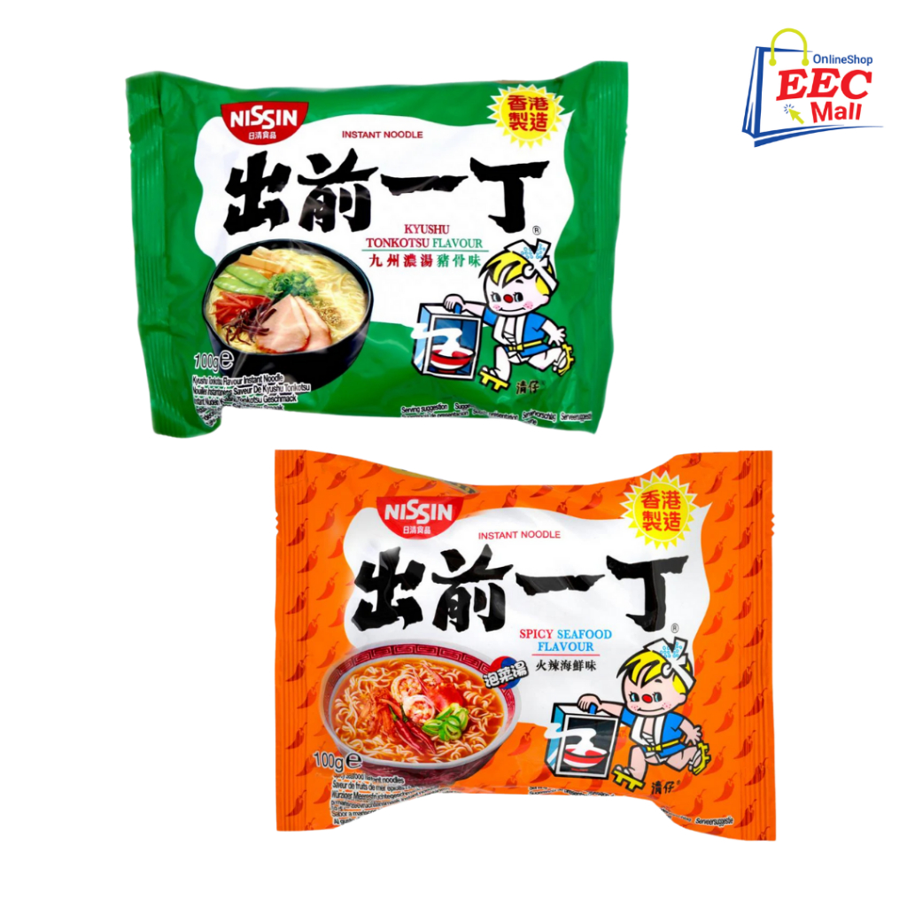 日清 NISSIN 出前一丁 Instant Noodle 九州濃湯豬骨 北海道味噌豚骨 100g | 蝦皮購物