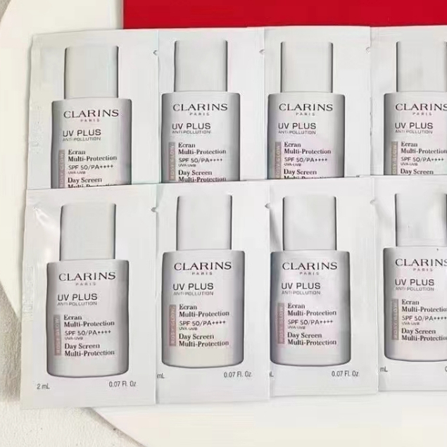 買5贈1 CLARINS 克蘭詩 輕呼吸全效UV 隔離乳 BABY粉 防嗮乳2ml 潤粉色 小樣片裝 | 蝦皮購物