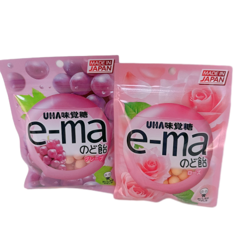日本 UHA 味覺e-ma糖 50g 味覺糖 葡萄糖 玫瑰糖 | 蝦皮購物