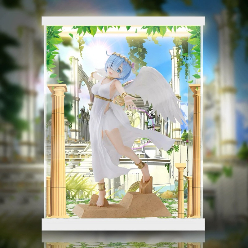 《Yao 挖寶趣》 泡泡瑪特 PVC GK 黏土人 黏土娃 盒玩 食玩 雕像 燈光 階梯 尺寸客製化 展示盒100 | 蝦皮購物