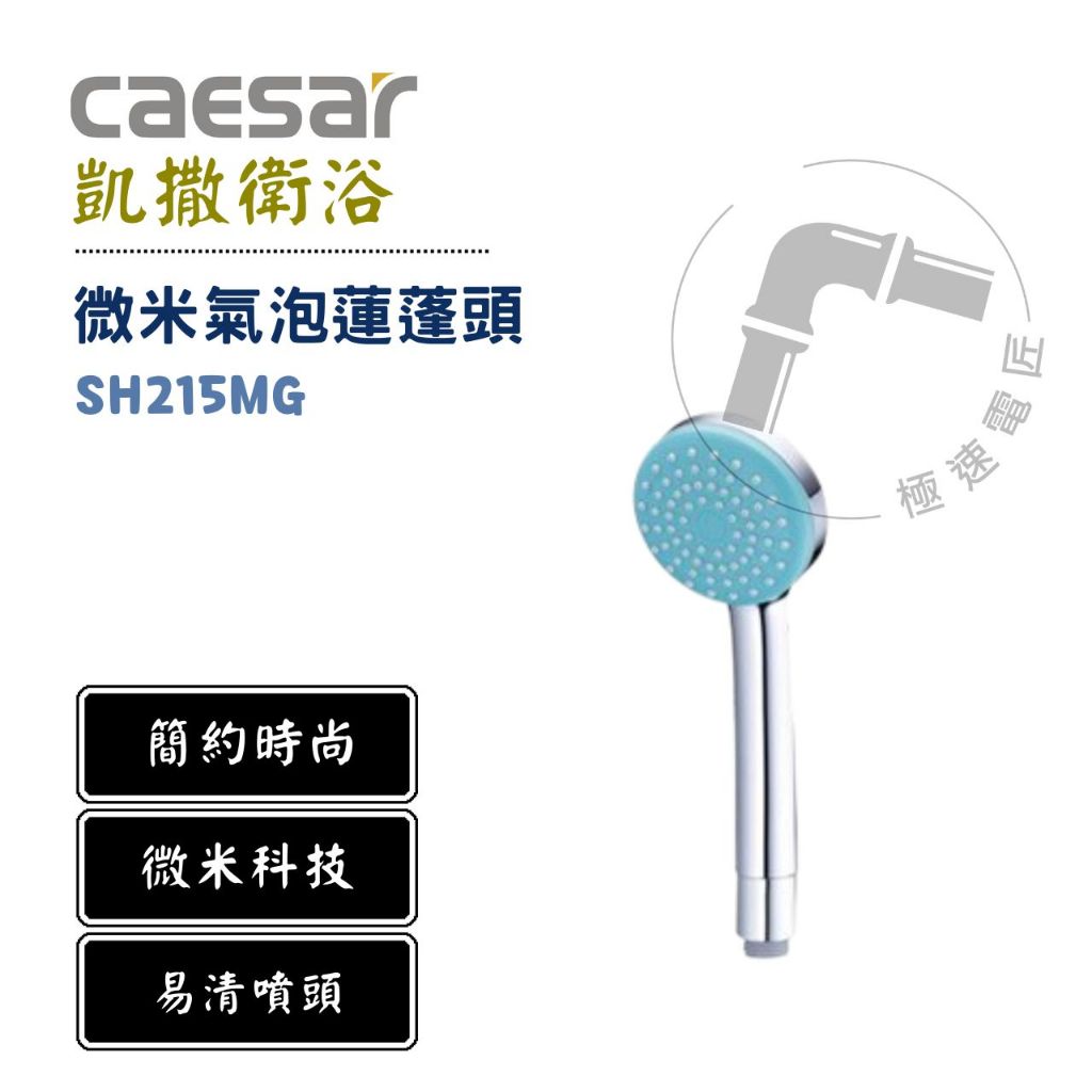 Caesar 凱撒 SH215MG 微米氣泡蓮蓬頭 | 蝦皮購物
