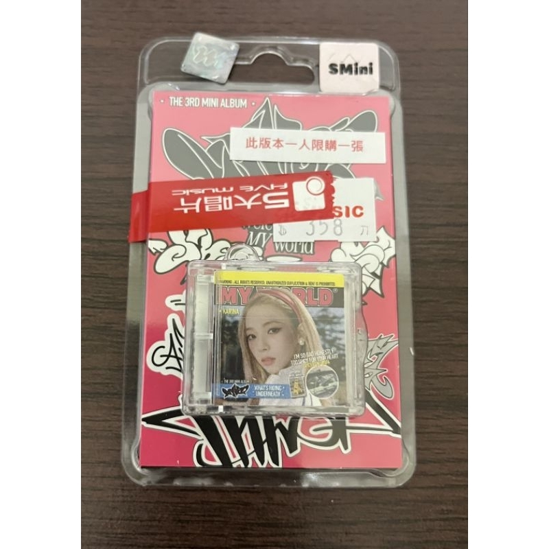 現貨 全新專 karina aespa 迷你三輯 MY WORLD SMini Ver. Spicy 韓國進口版 | 蝦皮購物