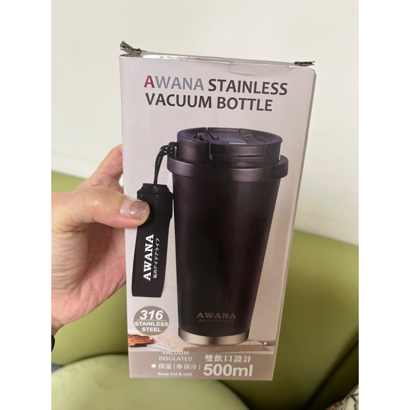 AWANA 316不鏽鋼保溫瓶紅色配米色 | 蝦皮購物