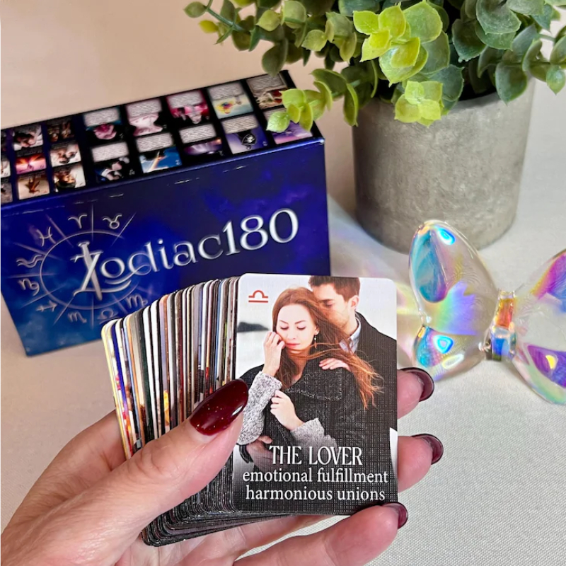 【me2019tw正版進口】in2it Zodiac 180 Oracle星座神諭卡私人發行新版占星術黃道英文版牌卡 蝦皮購物