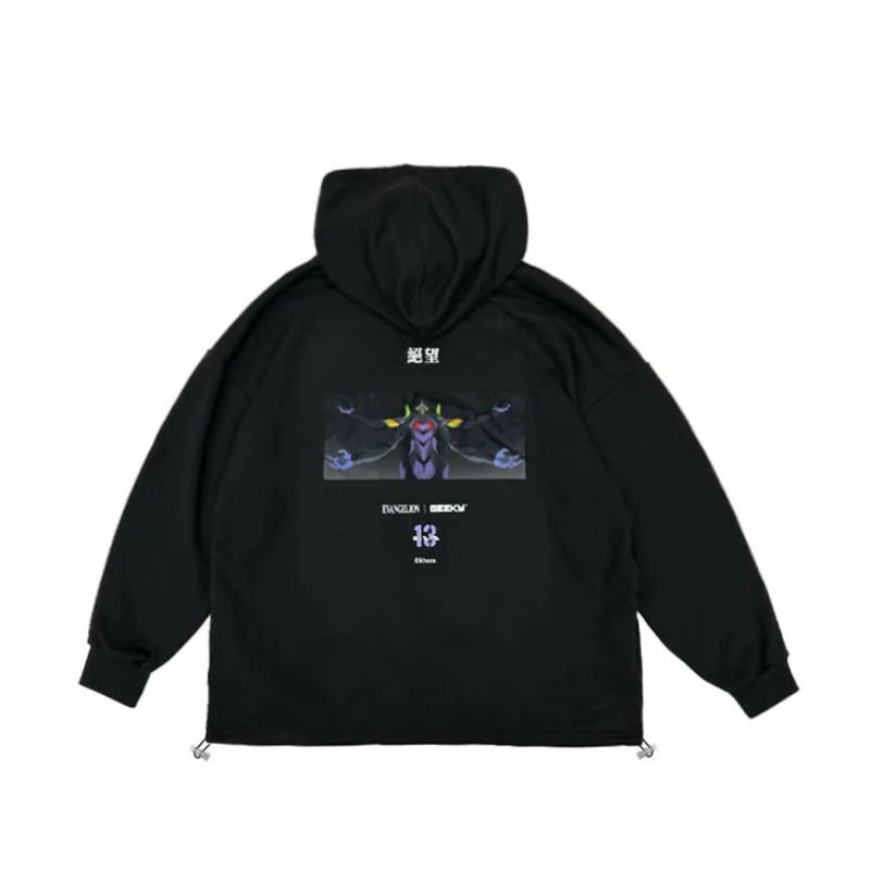 XCTRL.116 GEEKY x EVA絕望帽T-黑 | 蝦皮購物