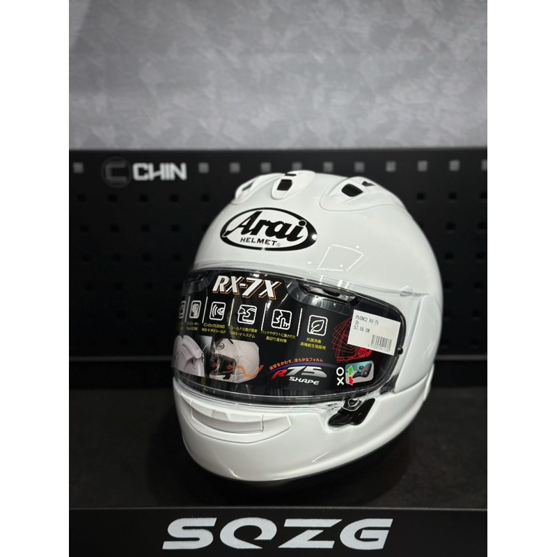 [CHIN]實體店面 🇯🇵直送ARAI RX7X 素白 （WHITE) | 蝦皮購物