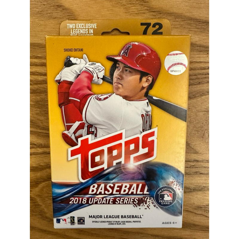 全新絕版 網拍唯一 2018 Topps update Box卡盒Ohtani 拼大谷RC簽名 | 蝦皮購物