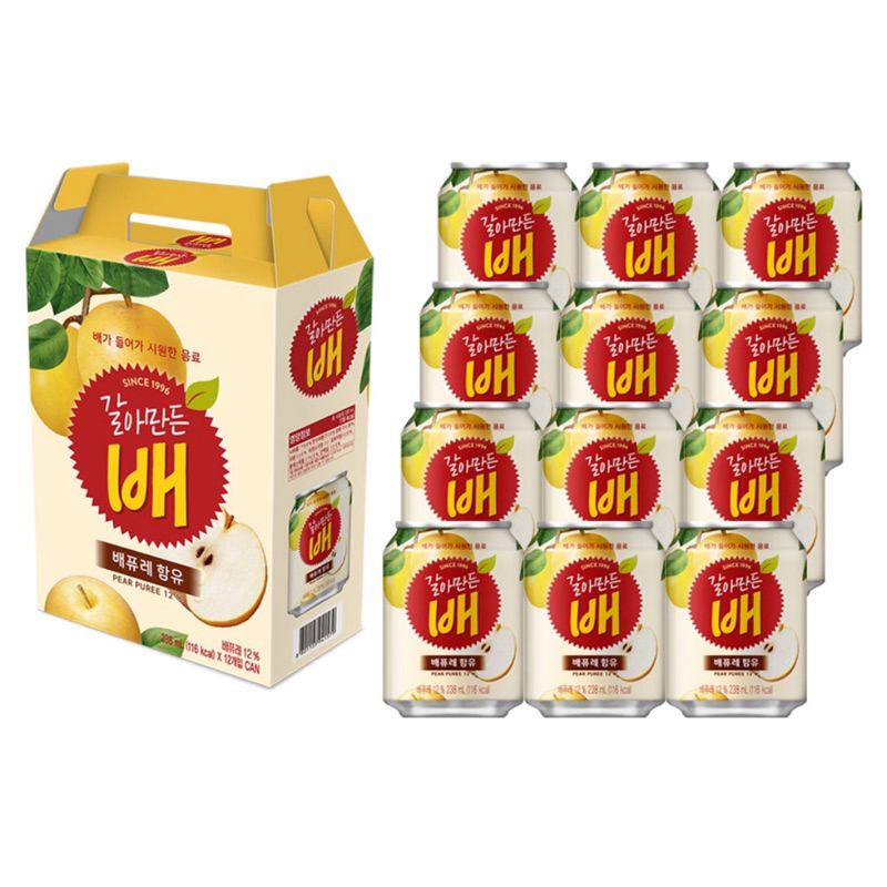 [🇺🇸🇰🇷約翰海外代購] HAITAI 海太 水梨汁, 238ml, 12罐 | 蝦皮購物