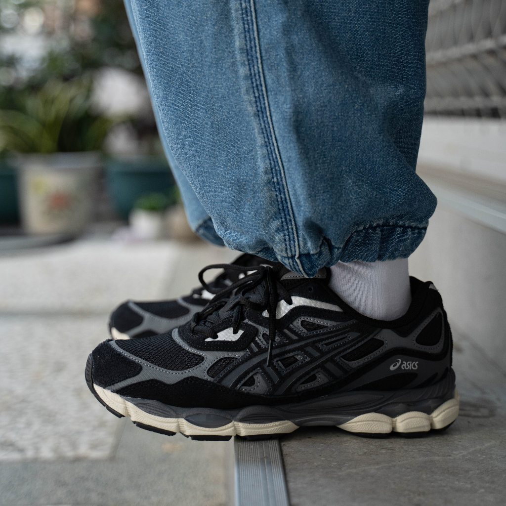 Asics Gel-nyc 1203A739-001 男女 運動休閒鞋 復古 舒適 穿搭 黑 灰 | 蝦皮購物