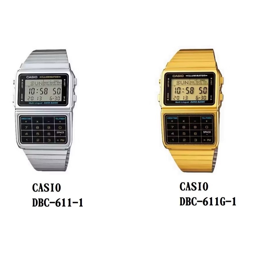 【金藏】CASIO DBC-611 內建25組電話記憶、備忘錄與8位數計算機功能.(附台灣原廠保證書)5415 | 蝦皮購物