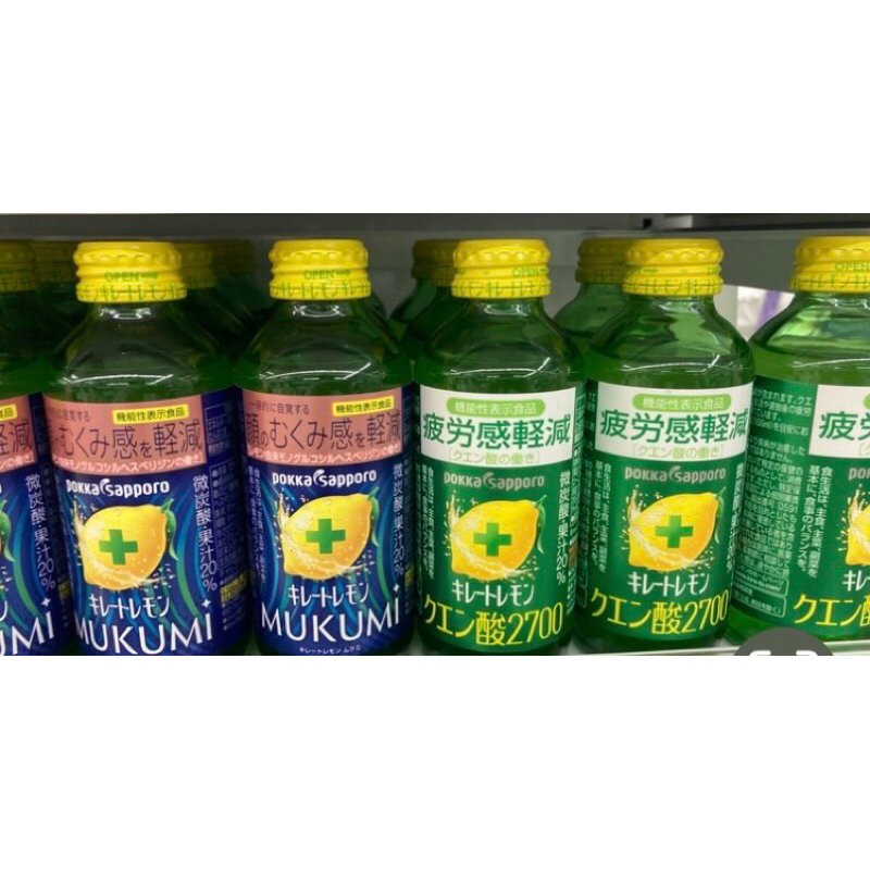 日本人氣商品 POKKA SAPPORO MUKUMI 155ml 氣泡檸檬飲 果凍飲 model | 蝦皮購物