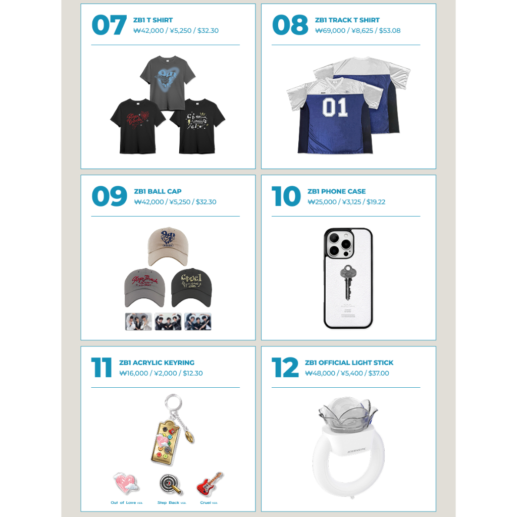 zerobaseone zb1 2025 fc fancon 場周 代購 【全新現貨】 | 蝦皮購物