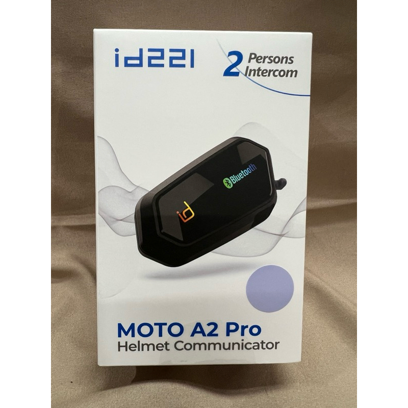 （全新未拆封藍色）ID221 MOTO A2 PRO 藍芽耳機 呼吸燈 半罩 全罩式安全帽 安全帽專用 藍牙 麥克風 | 蝦皮購物