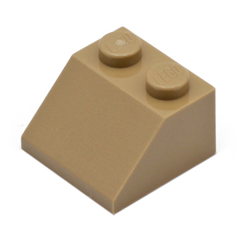 COOLPON｜這是樂高®LEGO®的正版零件 Slope 45 2x2 斜邊磚 3039 6184880 深砂 | 蝦皮購物