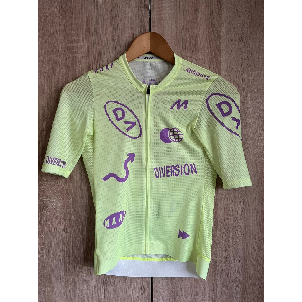 MAAP Diversion Pro Air Jersey - Glow 車衣 螢光黃 S號 男款 車店限定聯名款 | 蝦皮購物