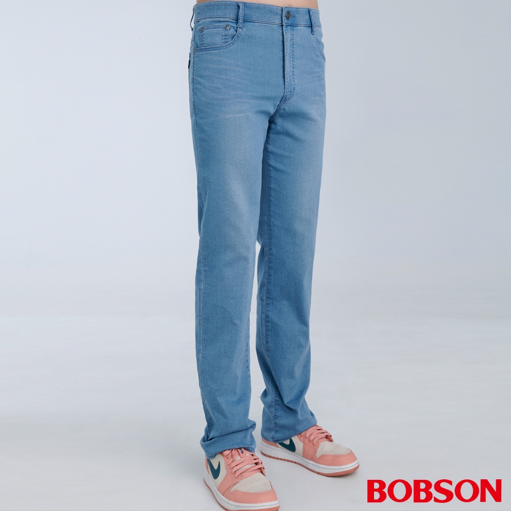 【BOBSON】男款AI體控革命中直筒褲(1873-58) | 蝦皮購物