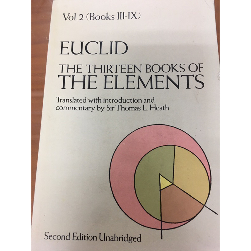 [二手書]THE THIRTEEN BOOKS OF THE ELEMENTS Vol.2 EUCLID 著 | 蝦皮購物