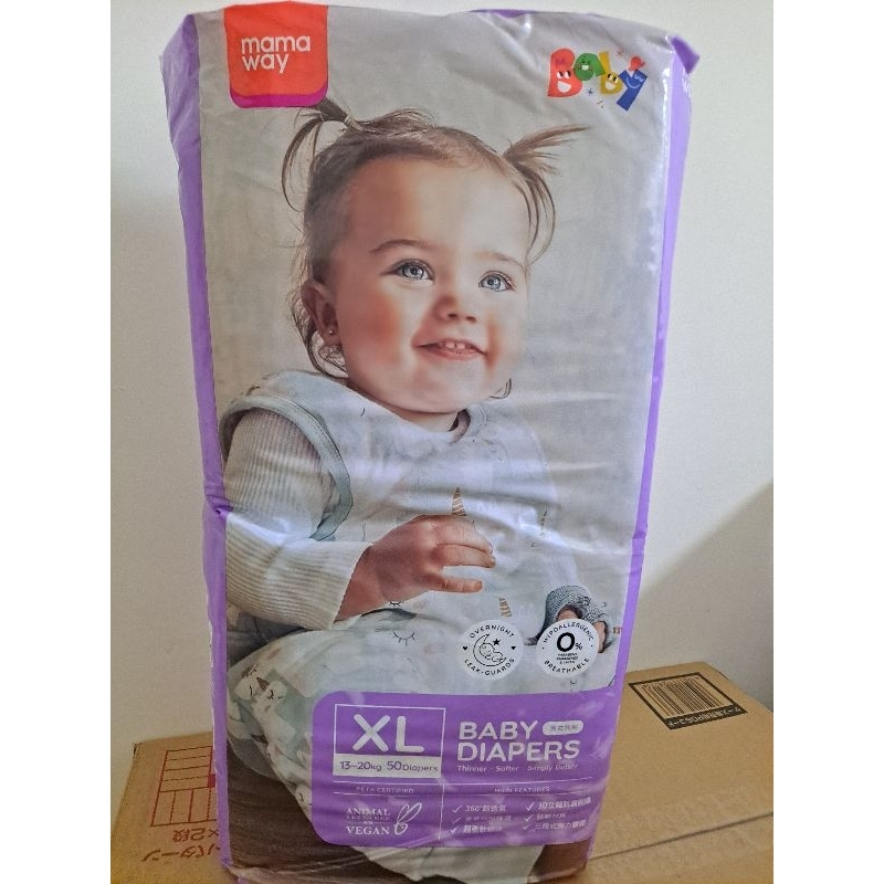 (betty700603客訂保留中)mamaway媽媽餵尿布(XL*1)+妙兒舒舜吸舒爽(XL*2) | 蝦皮購物