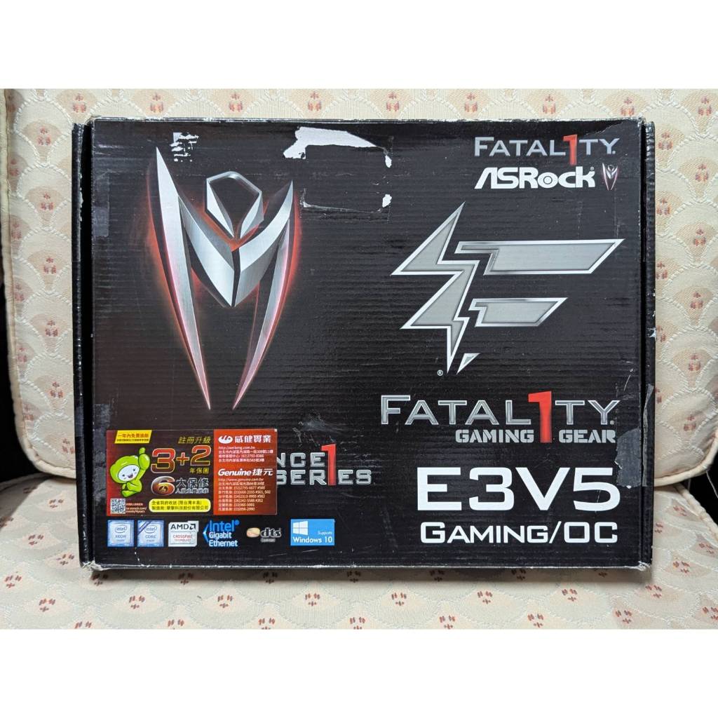 華擎ASRock Fatal1ty E3V5 Performance Gaming/OC，完整盒裝，9成新，老電腦的救星 | 蝦皮購物