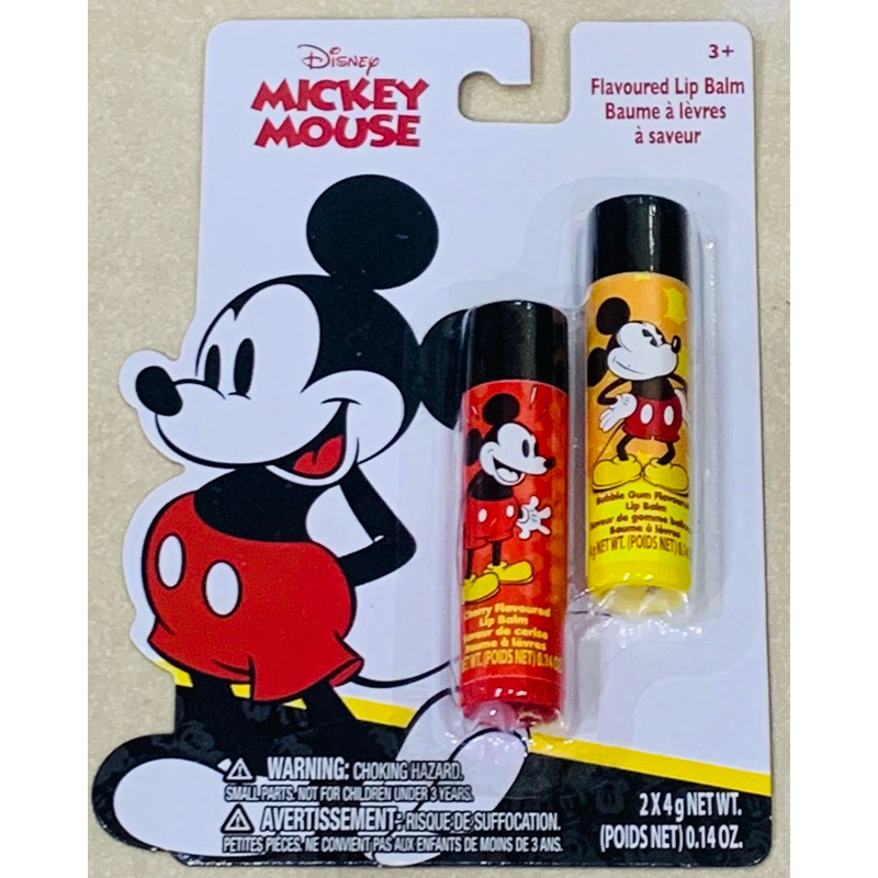 Disney Mickey護唇膏 4g*2入 | 蝦皮購物