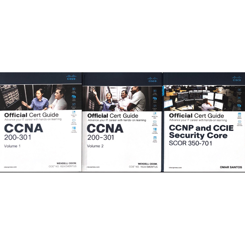 近全新 原文《CCNA 200-301專業認證手冊 1、2》《CCNP and CCIE Security Core | 蝦皮購物