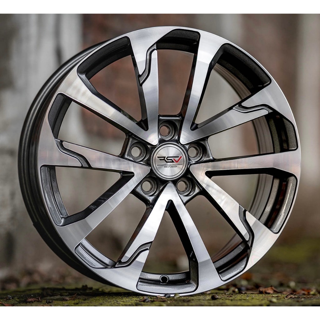 全新鋁圈 RSV FF66 18吋 5孔114.3 旋壓 亮鐵灰車面 Corolla Cross CC 類 豐田 原廠型 | 蝦皮購物