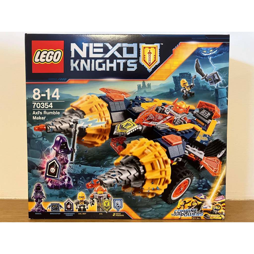 ⋐HJ㍿⋑ 全新現貨 樂高 LEGO 70354 NEXO KNIGHTS 未來騎士團系列 艾克索的巨鑽戰車 | 蝦皮購物