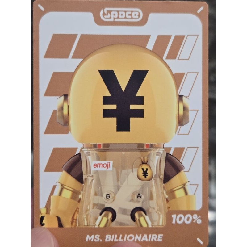 pop mart mega 100% space molly emoji 隱藏版 坐以待幣 | 蝦皮購物