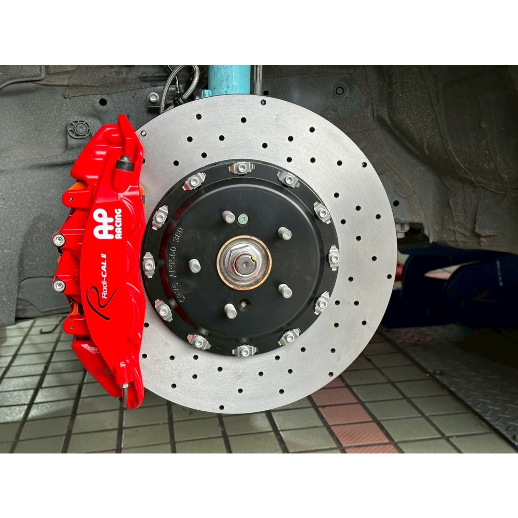 AP RACING 9560 大六活塞卡鉗+380mm/390mm浮動碟盤+煞車皮+金屬油管+煞車油 | 蝦皮購物