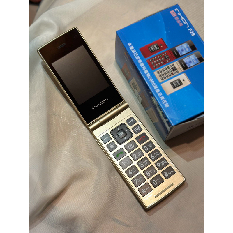 應宏 INHON F28 折疊 大鈴聲 老人機 孝親機 長輩機 FM廣播 雙螢幕 大字體 【ET手機倉庫】 | 蝦皮購物