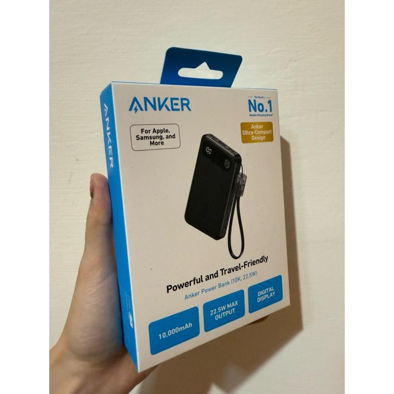Anker A1257 10000mAh 22.5W 10K 自帶線 快充 行動電源 TypeC 行充 ANK001 | 蝦皮購物