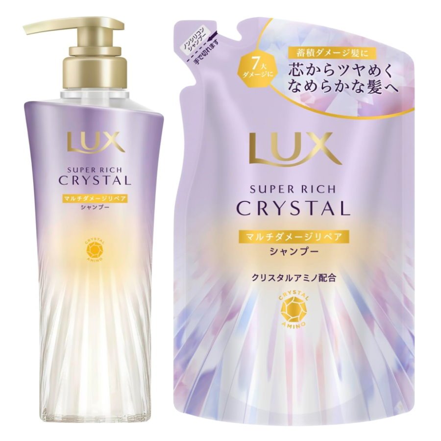 LUX麗仕 SUPER RICH CRYSTAL 洗髮精 / 潤髮乳 【樂購RAGO】 日本製 | 蝦皮購物