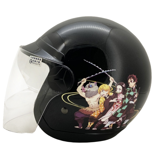 EVO 安全帽 CA-003 鬼滅之刃(一) 兒童帽 半罩 卡通圖案 | 蝦皮購物