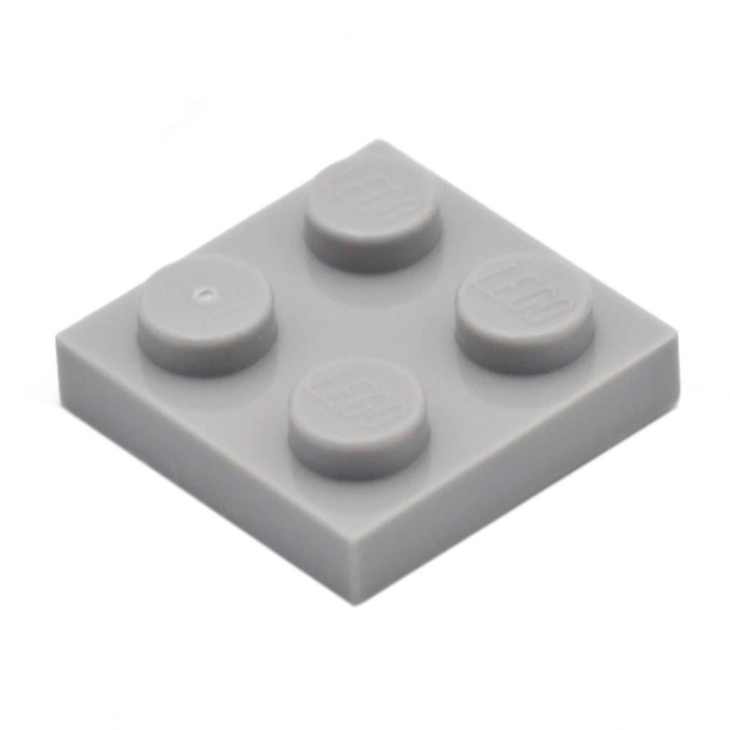 COOLPON｜這是樂高®LEGO®的正版零件 淺灰 Plate 2x2 薄板 3022 94148 4211397 | 蝦皮購物