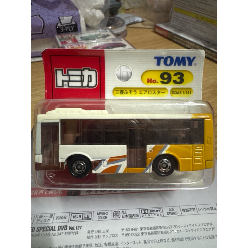 TOMICA NO.93絕版舊藍標MITSUBISHI FUSO AERO STAR 吊卡 | 蝦皮購物