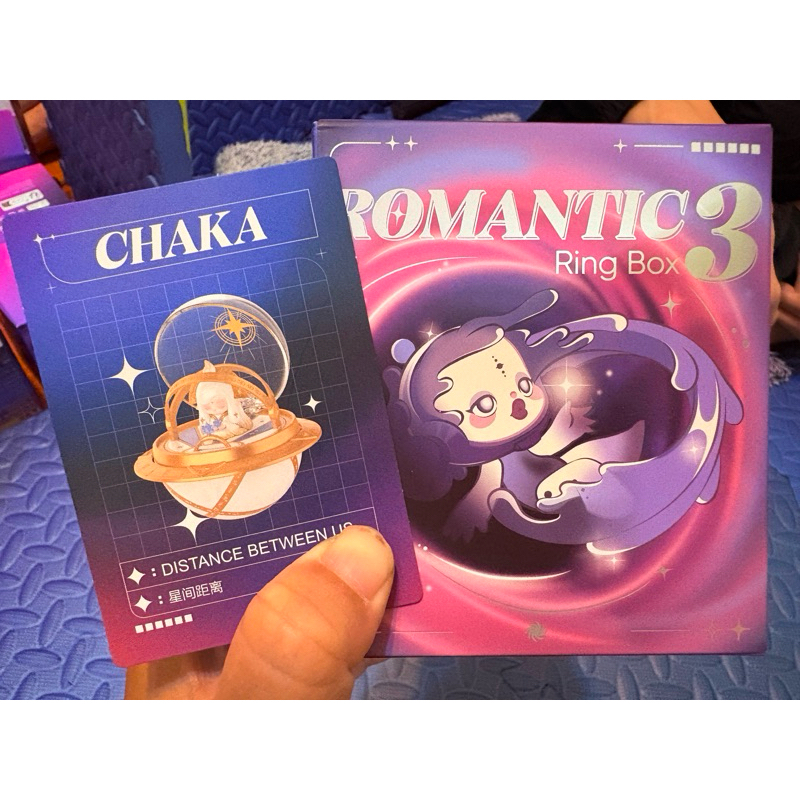 泡泡瑪特POPMART/浪漫指尖ROMANTIC RING BOX 3 公仔盲盒-確認款-CHAKA(新） | 蝦皮購物